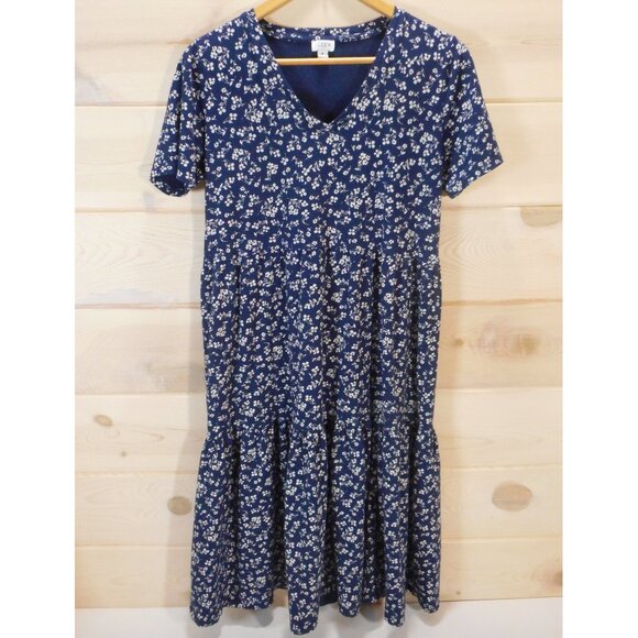 J. Crew Factory | Dresses | J Crew Factory Womens Size M Navy White ...